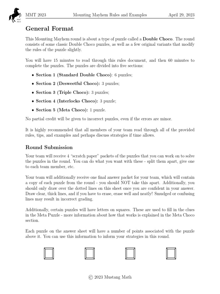 Mounting Mayhem Rules | PDF