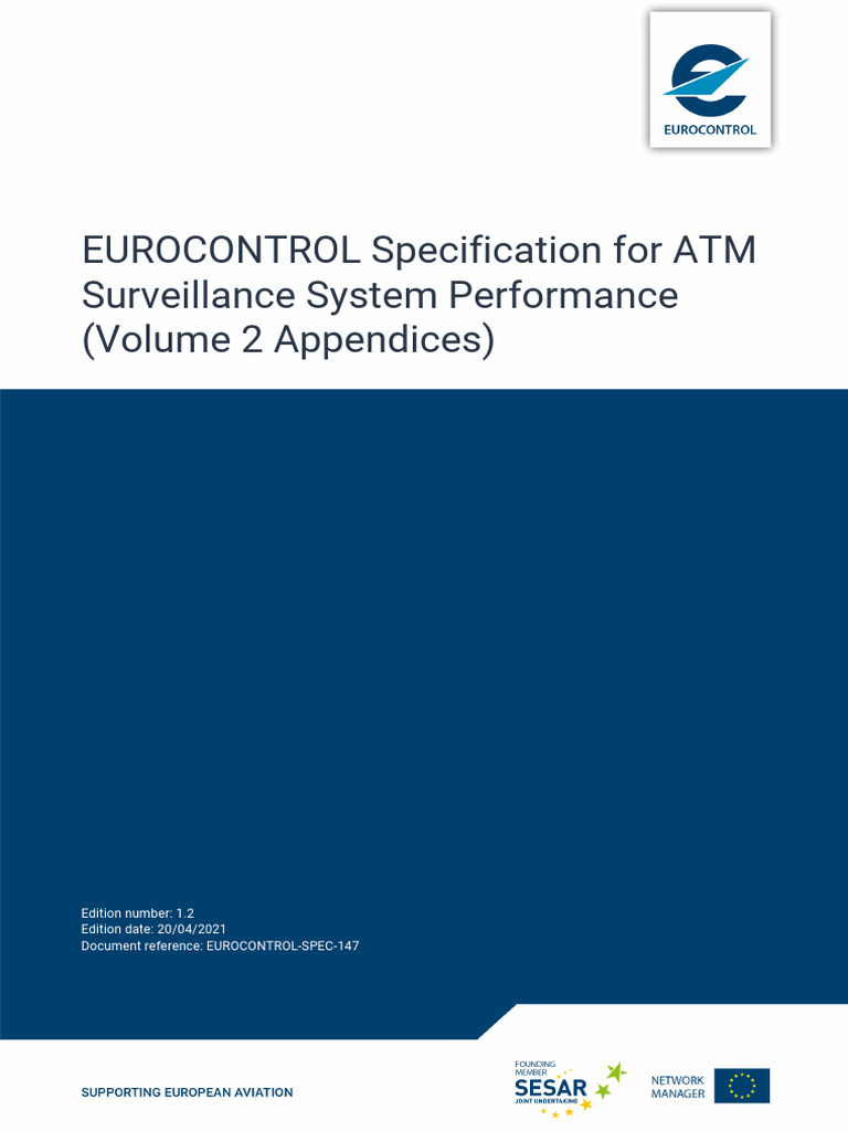 Eurocontrol Eassp Specification Vol2 v1.2 | PDF | Specification ...
