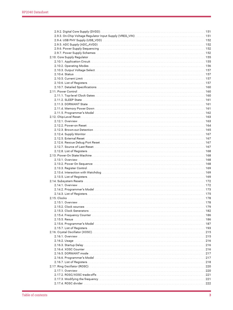 rp2040-datasheet-4 | PDF | Power Supply | Manufactured Goods