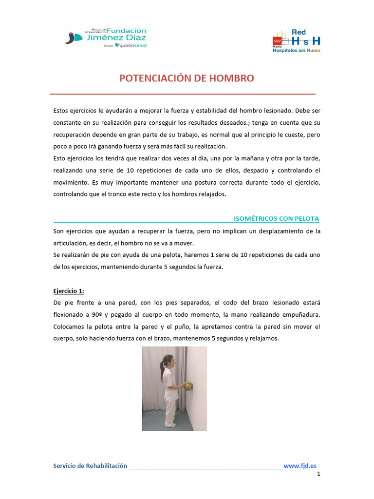 Potenciacion de Hombro | PDF | Codo | Hombro