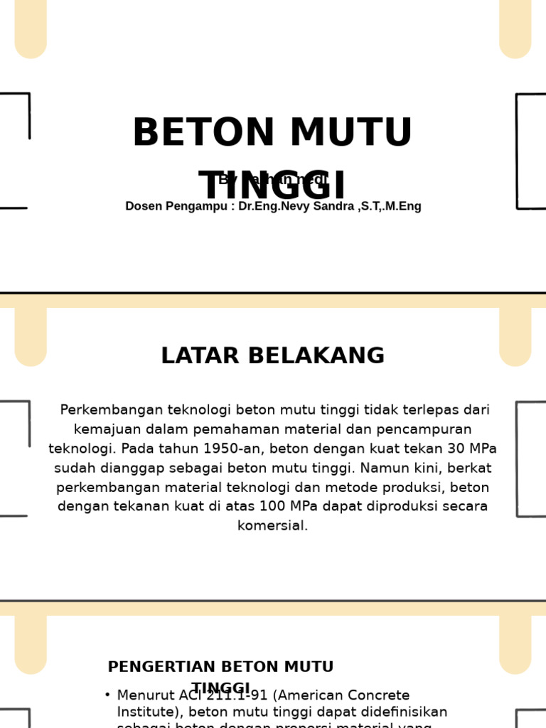 uts_ppt_teknologi_beton[1] | PDF