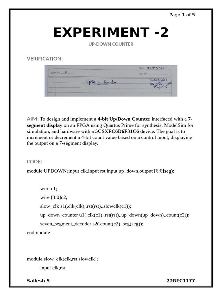 EXP2 | PDF | Computer Engineering | Computing
