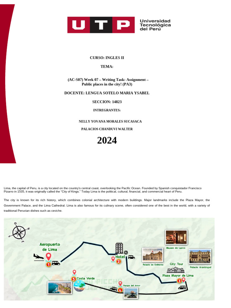 Public Places in Lima, Peru | PDF