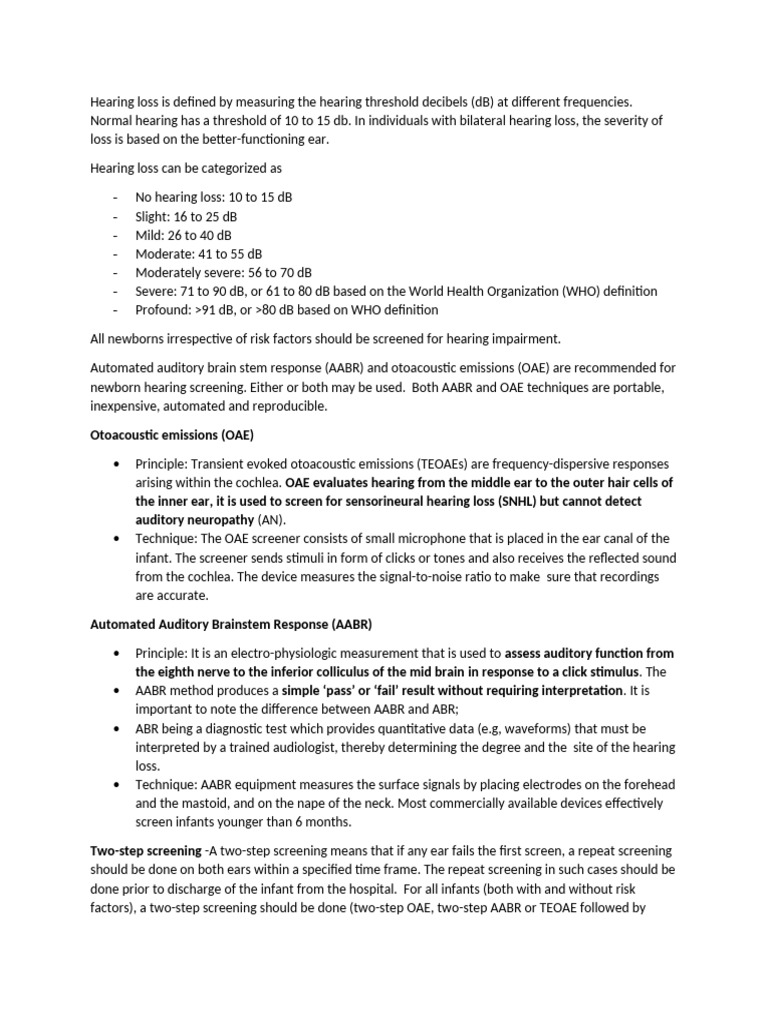 Ear Pdf Hearing Hearing Loss