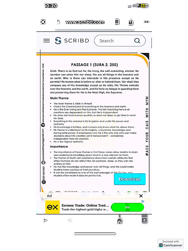 Isl Passages Mym | PDF
