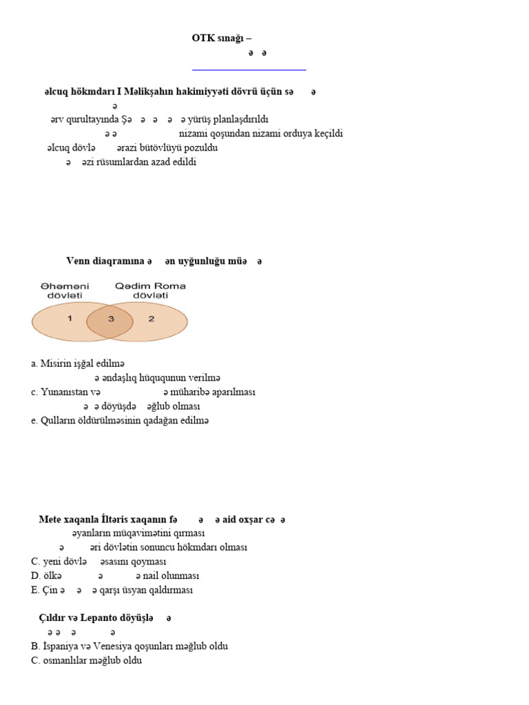 DIM Onlayn Sınaq - 4 (II Qrup) - 2022 | PDF