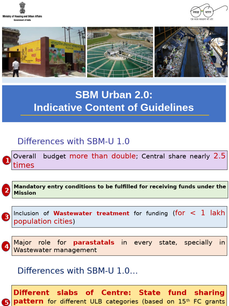 SBM Urban 2.0 Guidelines Overview | PDF
