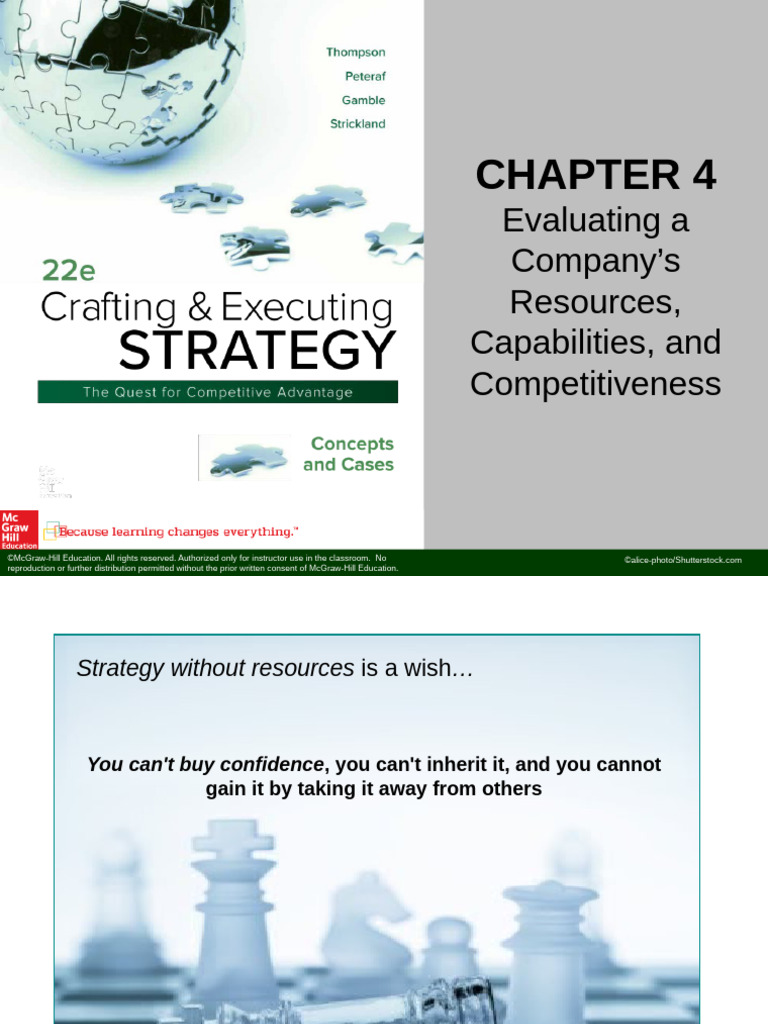 Thom22e Ch04 Final | PDF | Competitive Advantage | Value Chain