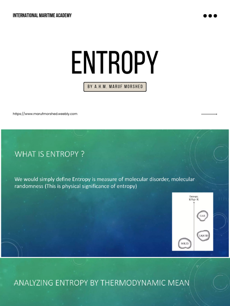 Entropy | PDF