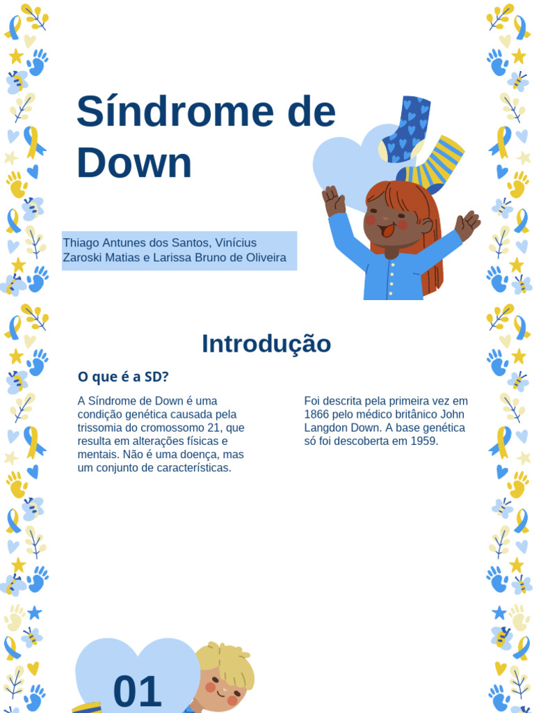 Entendendo a Síndrome de Down | PDF | Síndrome de Down | Deficiência ...