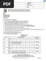 Grade 9 Mathematics Term 1 2025 Opener Exam | PDF | Area | Elementary ...