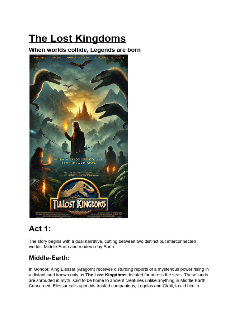 Lost Kingdoms: A Cross-Dimensional Adventure | PDF | Middle Earth