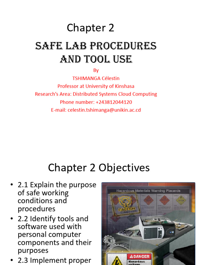 Safe Lab Procedures and Tool Use | PDF | Electrostatic Discharge ...