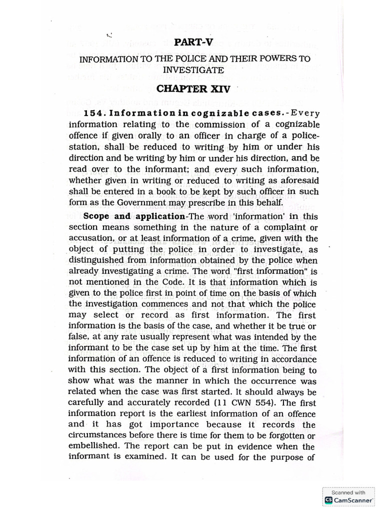 Investigation Crpc | PDF