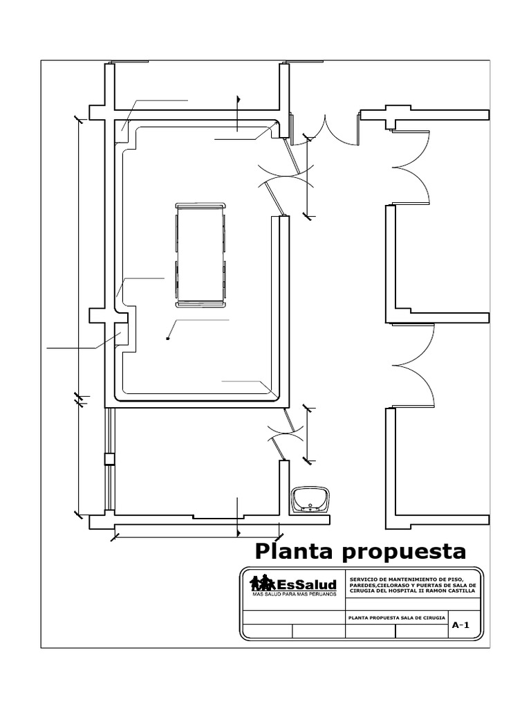 A1 Planta Sala Cirugia Castilla | PDF