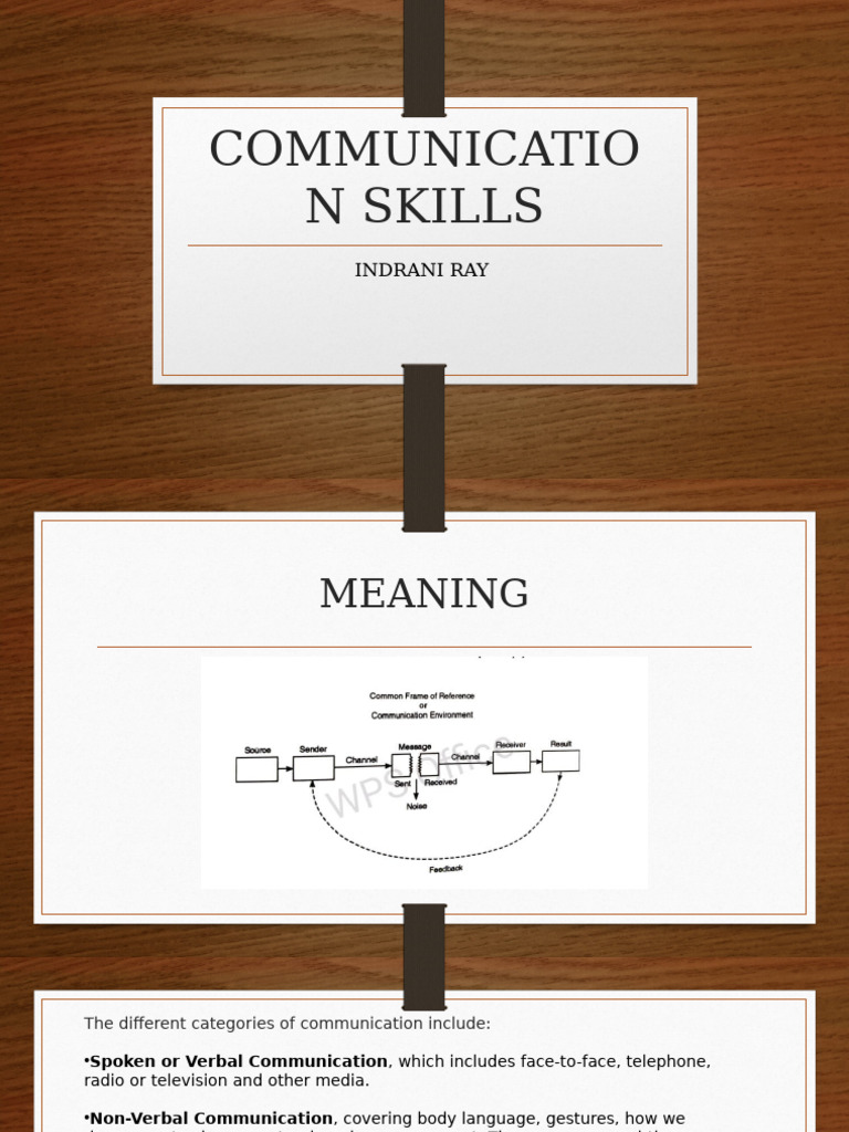 Communication Skills | PDF