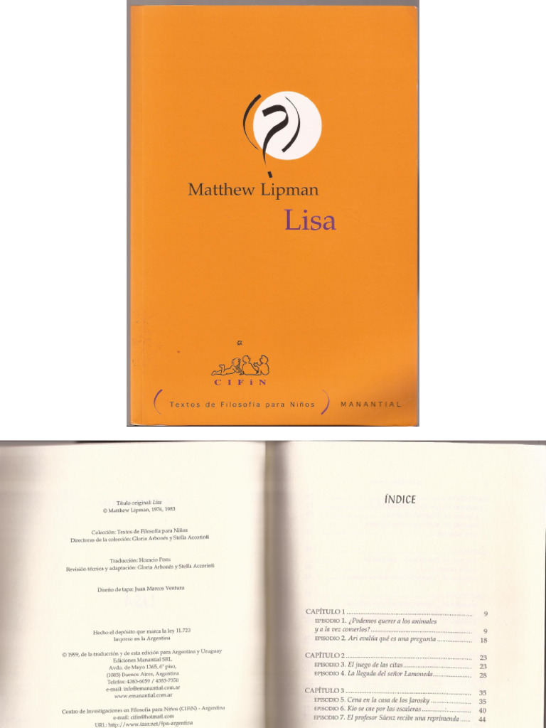 Lisa - Matthew Lipman | PDF