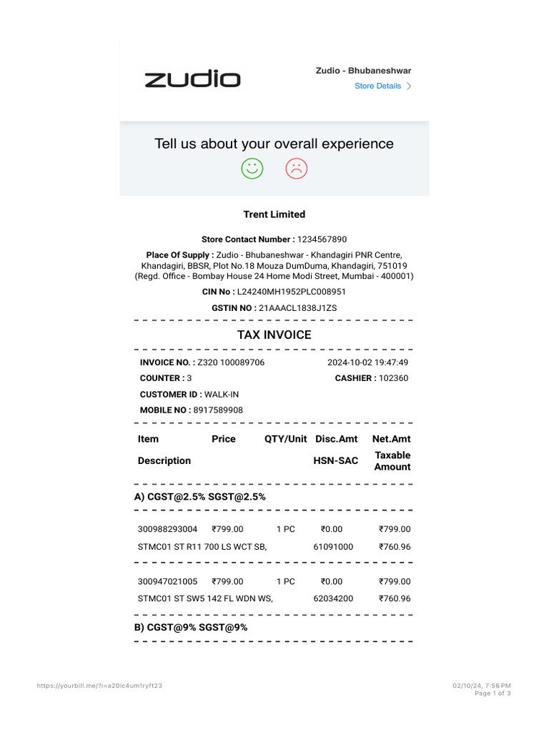 Your Bill | PDF | Public Finance | Taxation