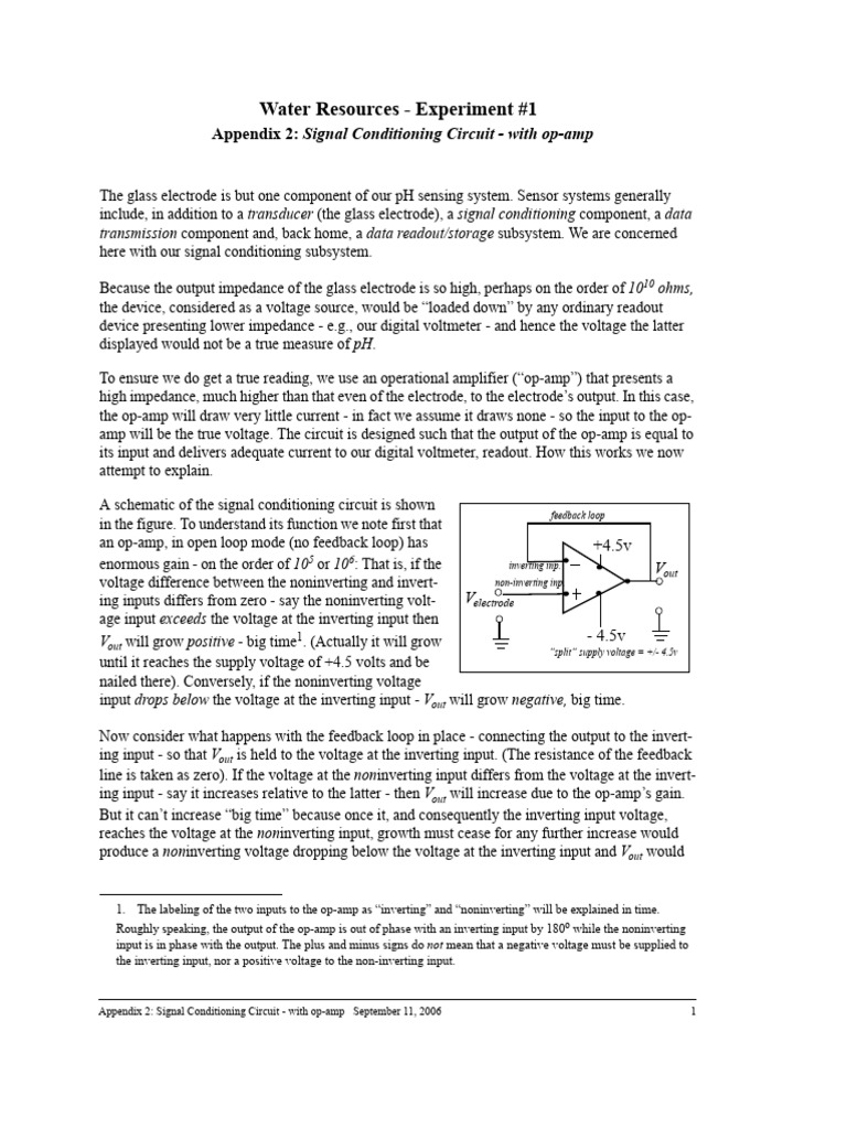 Appendix 2 | PDF | Operational Amplifier | Amplifier