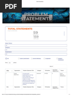 Sih 2024 Problem Statements | PDF