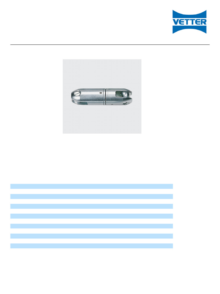 Overhead Line Swivels Specifications | PDF
