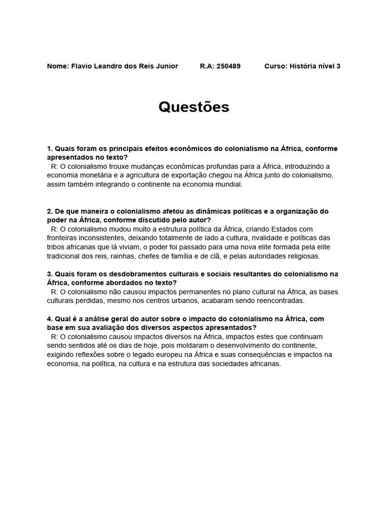 Atividade Vinícius - Flavio Jr. | PDF