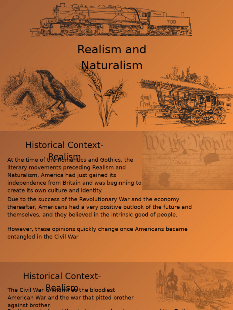 Realism and Naturalism in American Literature | PDF | Realism (Arts ...