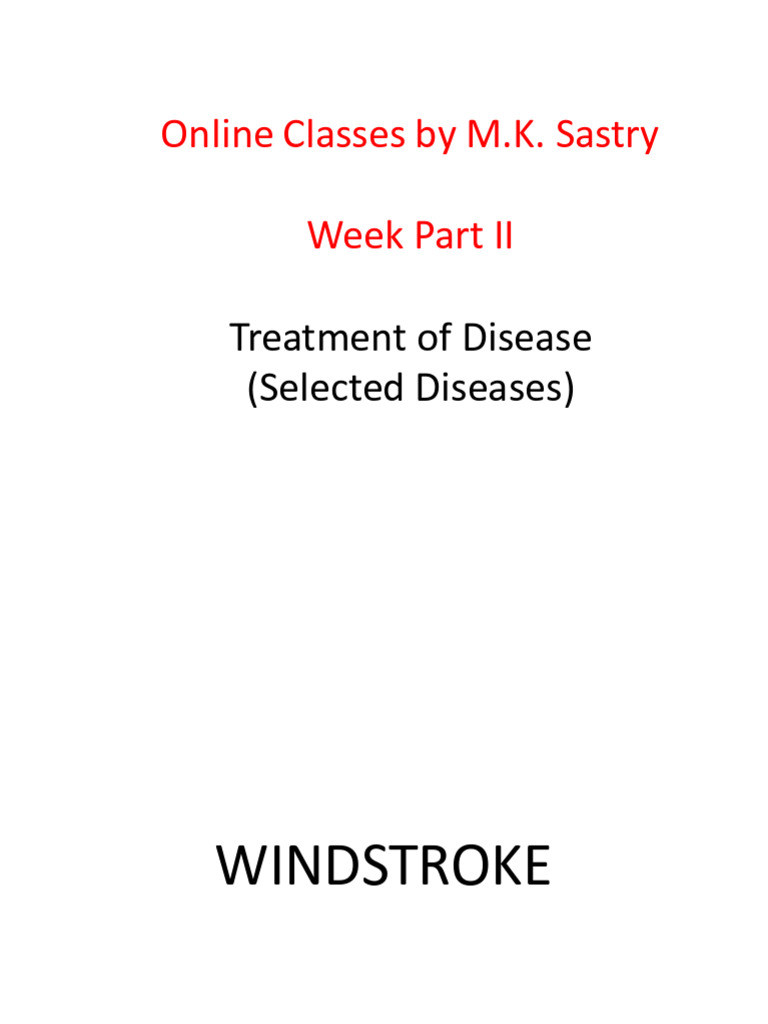 6 wind stroke | PDF | Meridian (Chinese Medicine) | Yin And Yang