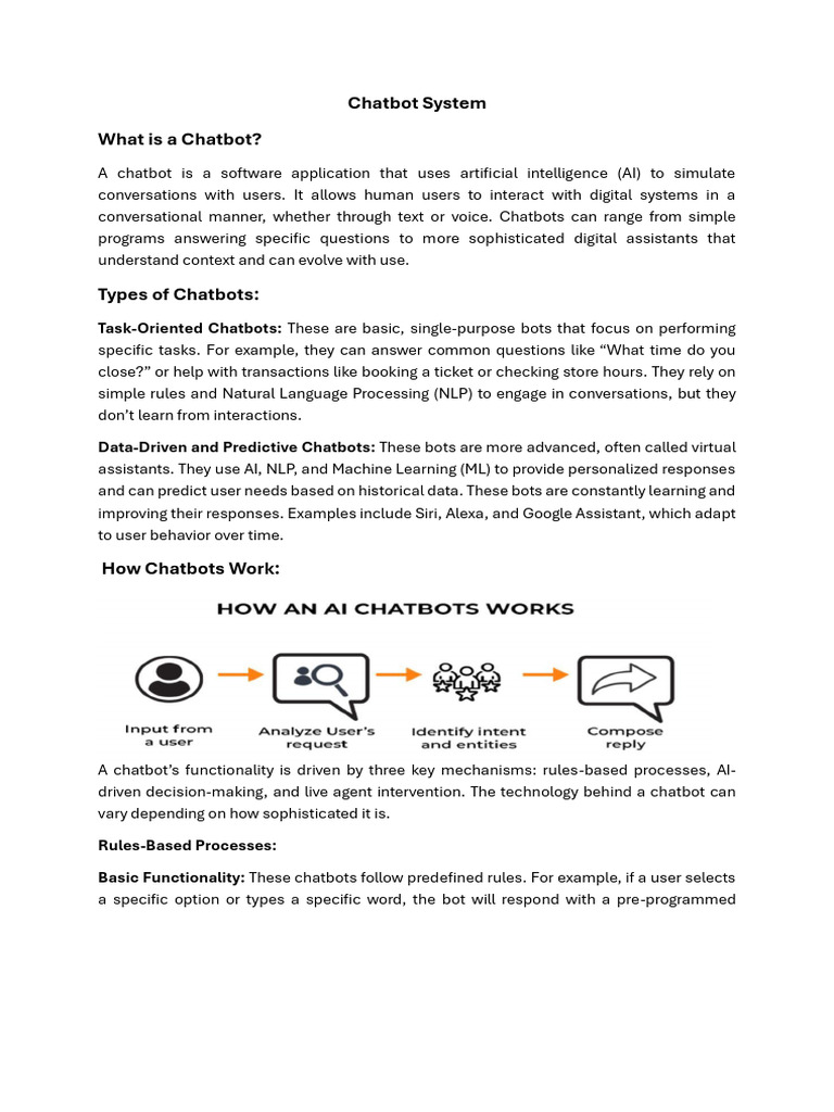 ASWIN_TS_Unit_3_chatbot_system[1] | PDF | Artificial Intelligence | Intelligence (AI) & Semantics