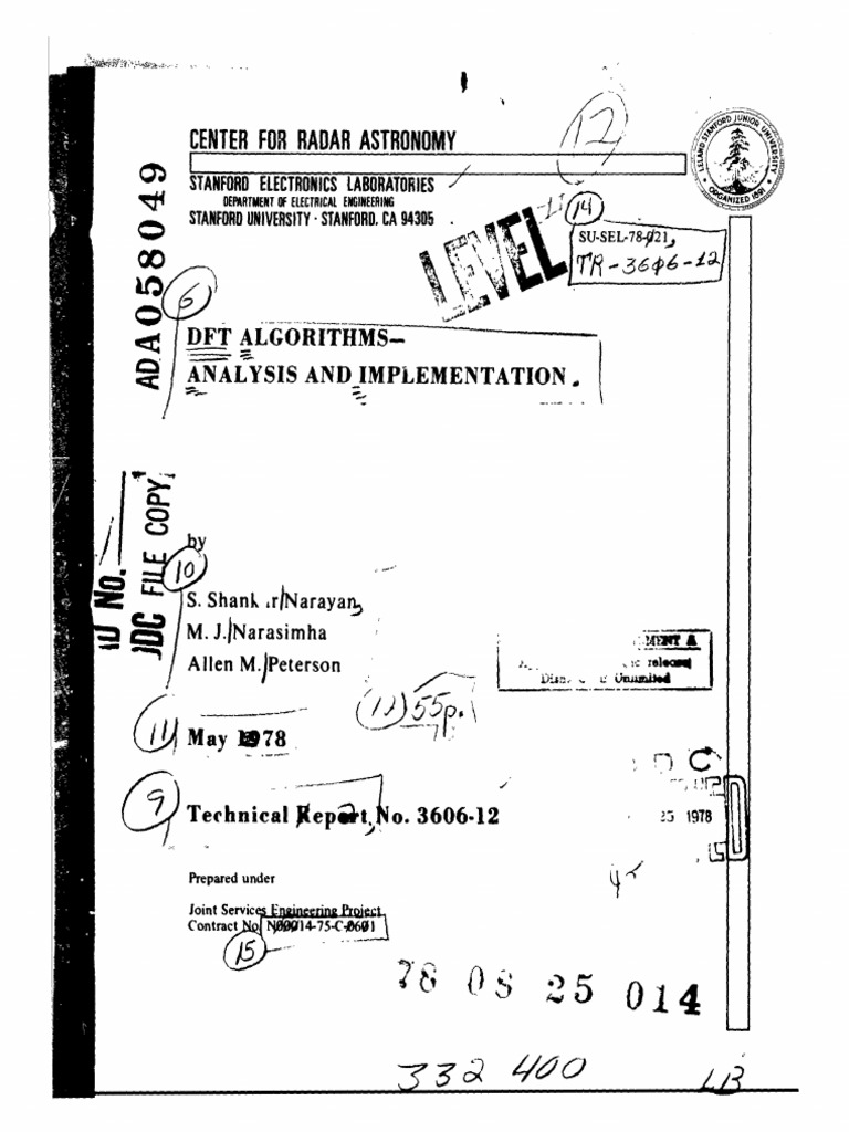 FFT Winograd | PDF | Fast Fourier Transform | Discrete Fourier Transform
