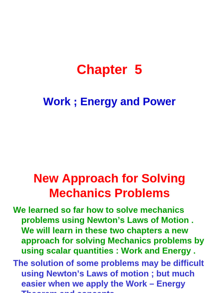 Chapter 5 New | PDF | Force | Quantity