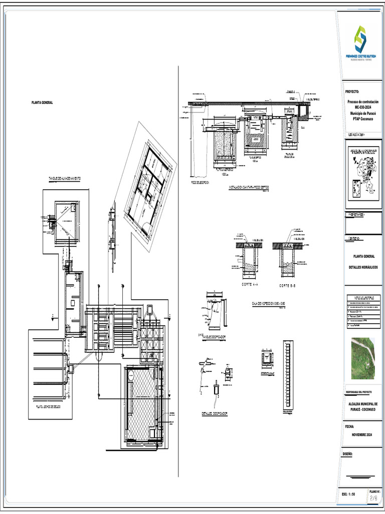 7.4 Detalle 1 PTAP | PDF | Alcantarillado | Gestión de residuos biodegradables