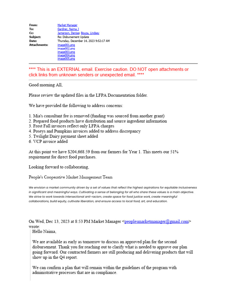 6re Disbursement Update Dec2024 | PDF