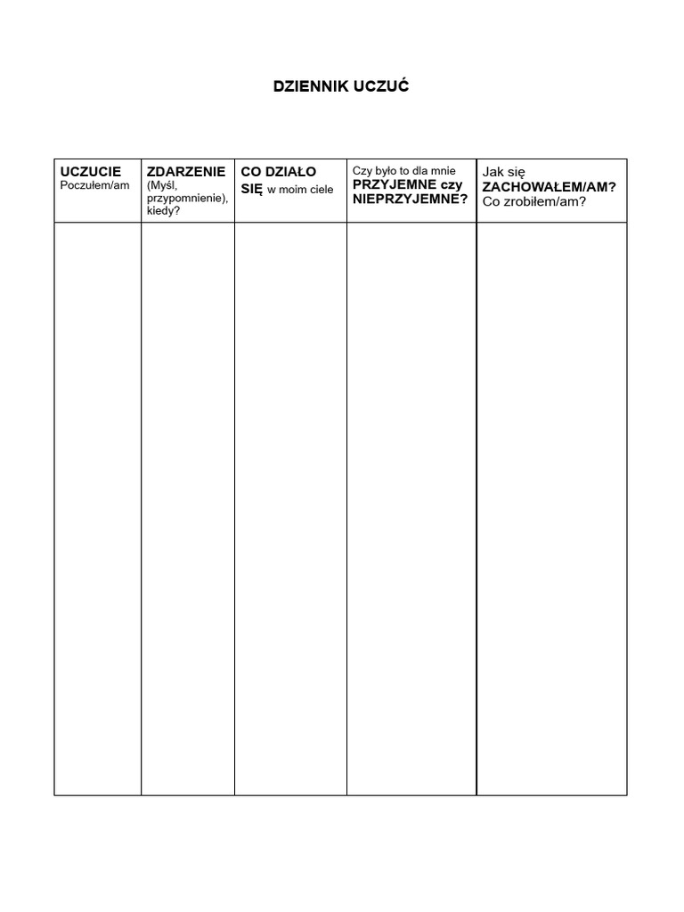 Dziennik Uczuć | PDF