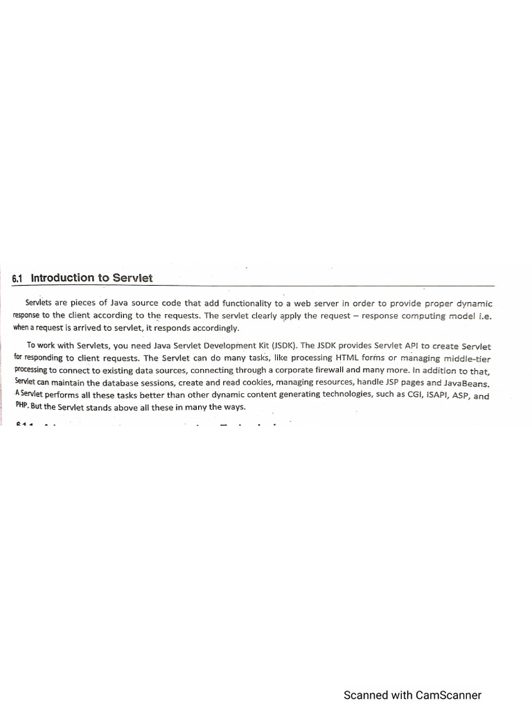 Servlet | PDF