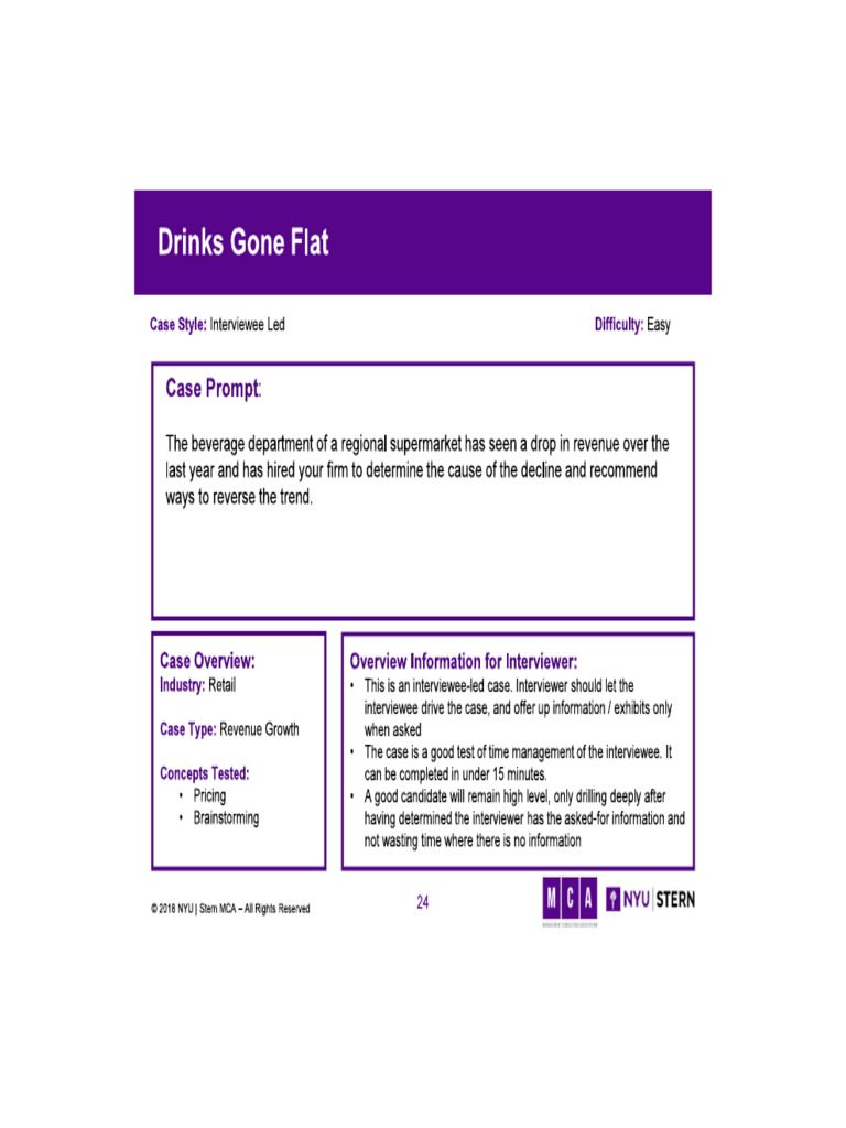 Drinks Gone Flat | PDF