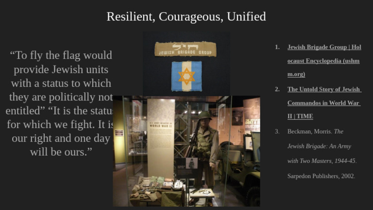 Jewish Infantry Brigade | PDF