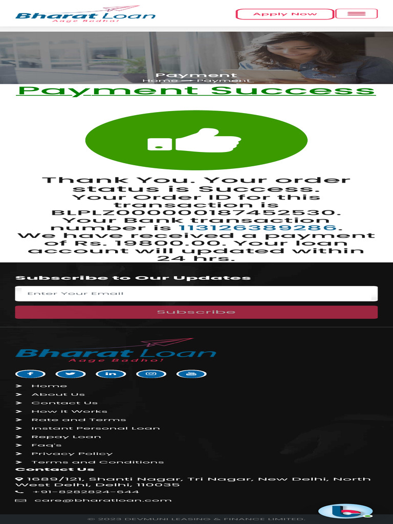 Personal Loan Get Quick Financial Assistance Bharat Loan | PDF