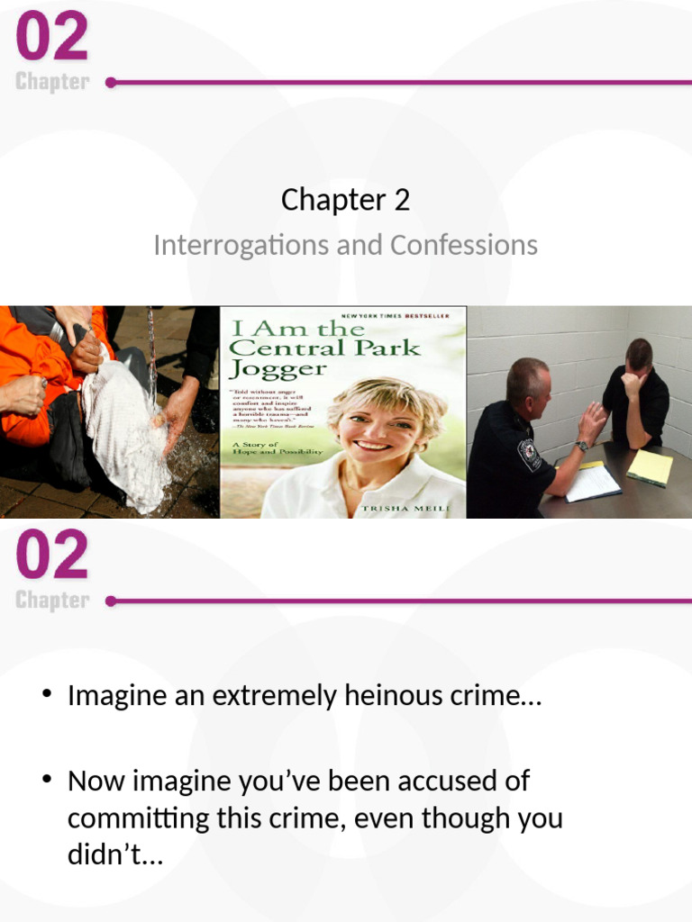 Interrogations and False Confessions Insights | PDF | Confession (Law ...