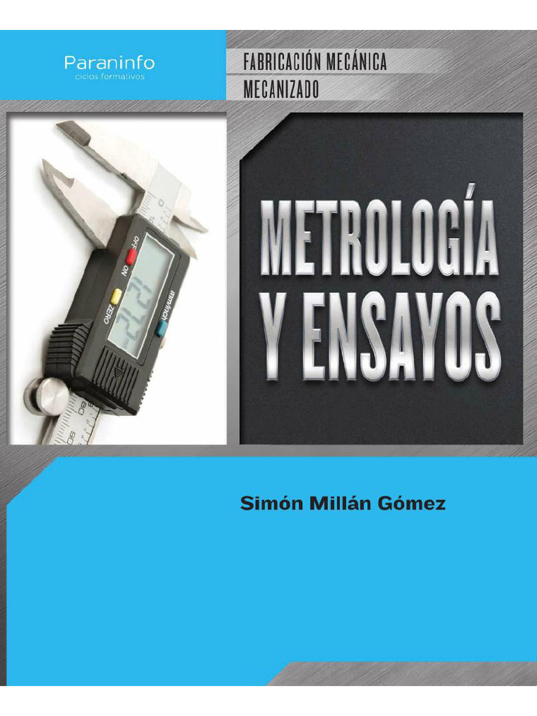 Paraninfo. Metrologia y Ensayos-1 | PDF