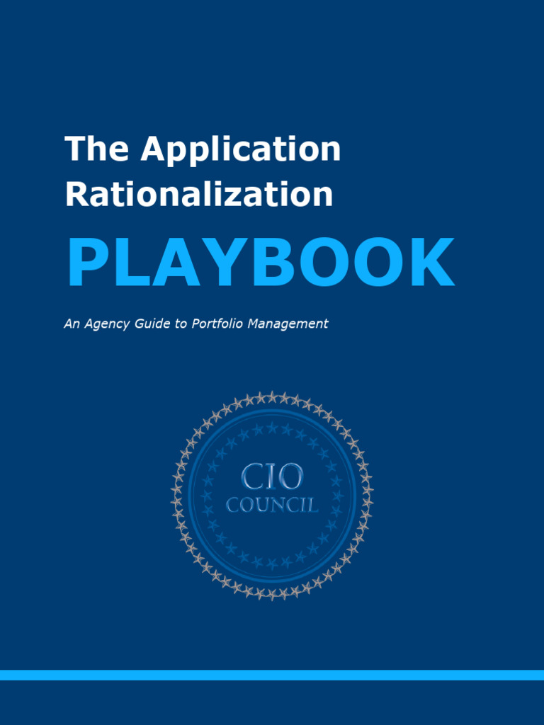 Application Rationalization Playbook | PDF | Cloud Computing | Total ...