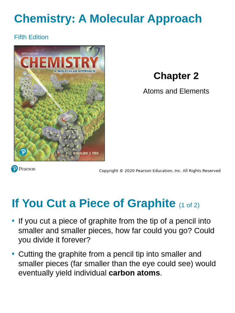 Tro Chem5 Ch02 Lecture | PDF | Ion | Mole (Unit)