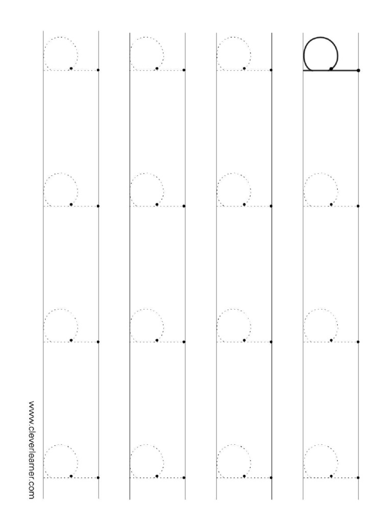 Small Letter D Tracing Sheets For Children A | PDF