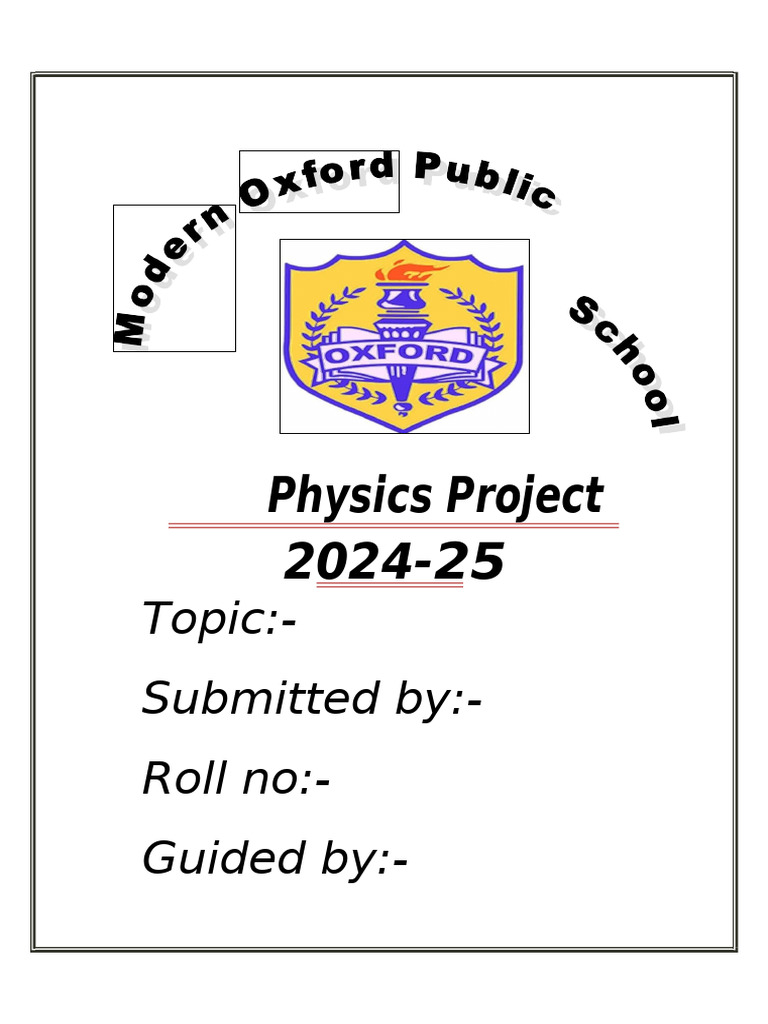 Phy Project | PDF