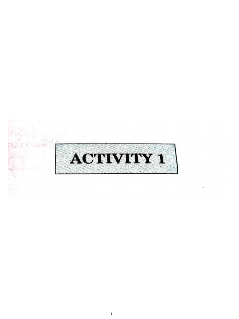 Physics Activities 1-6 | PDF