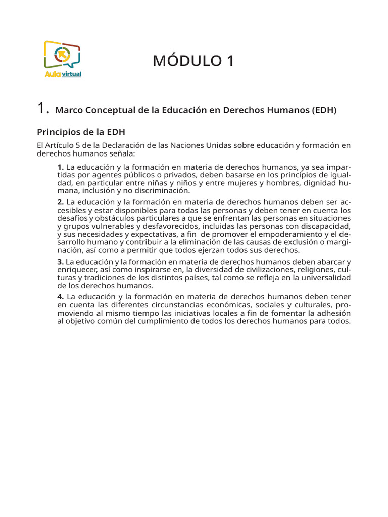 Principios de La EDH | PDF
