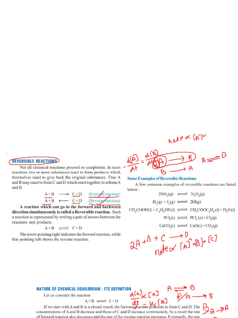 Thermodynamics of Chemical Equilibria | PDF
