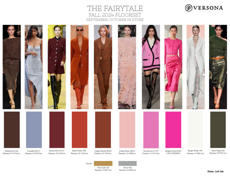 Fall 2024 Denim Color Palette Guide | PDF