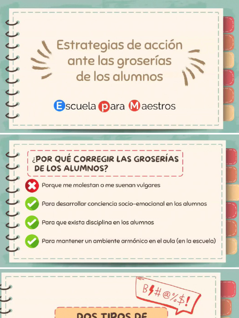 Groserias en El Aula | PDF