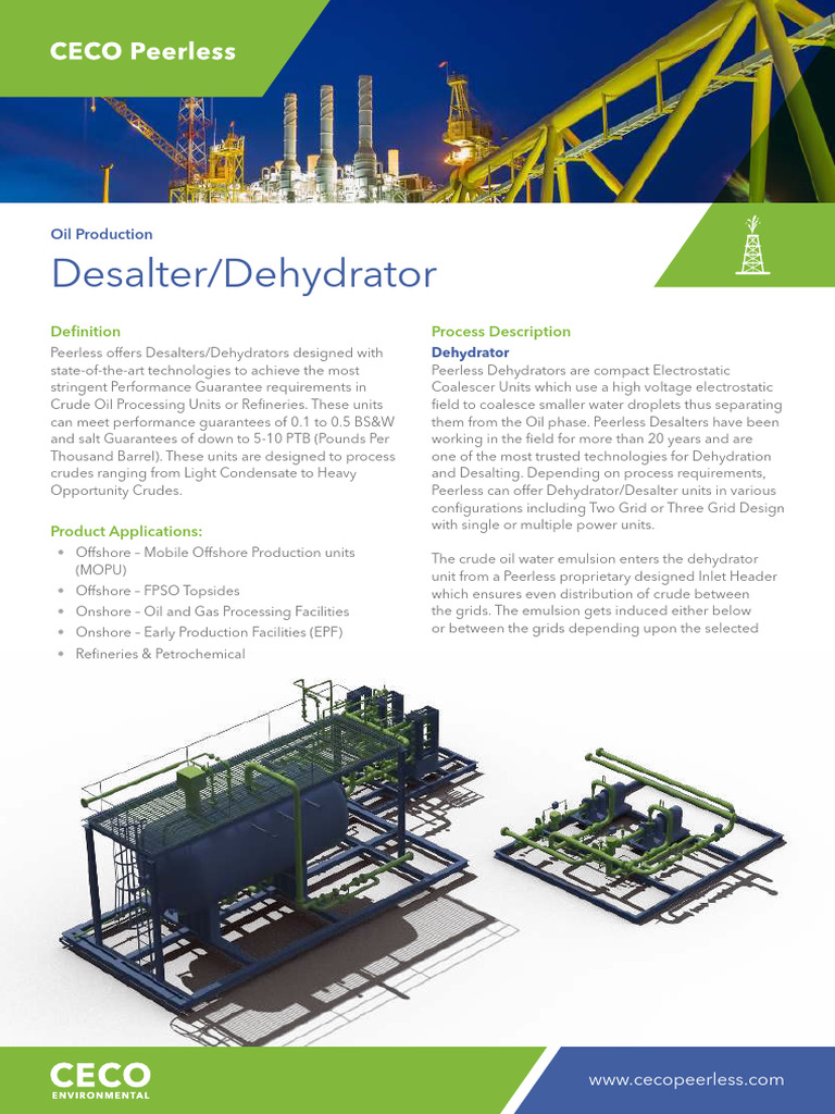 OP Desalter - Dehydrator Final0420 | PDF | Electrical Engineering | Energy Technology